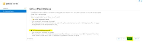 Entering Protected Maintenance Mode From PowerFlex Manager Dell US