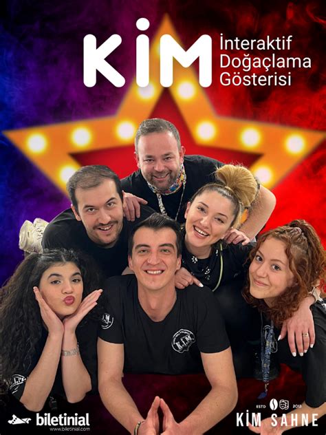 Kim Tiyatro Ekibi İnteraktif Doğaçlama Gösterisi Biletleri Biletinial
