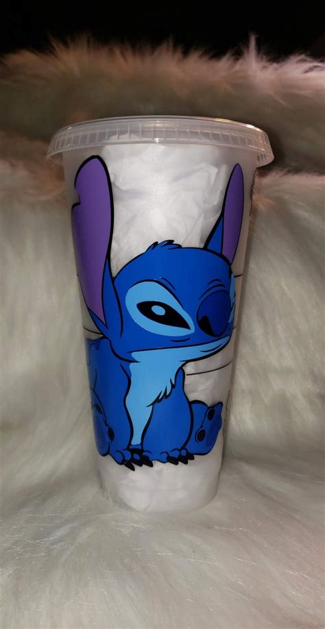 Stitch Starbucks Reusable Cold Cup Lilo Stitch Starbucks Etsy