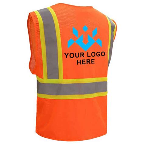 Gss Class 2 Mesh Two Tone Zipper Safety Vest National Safety Gear