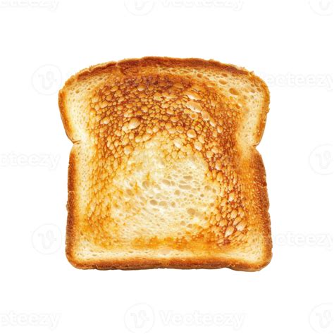 Bread Toast Top View Full Length Isolate On Transparency Background 51321965 Png