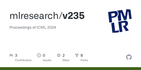 Github Mlresearchv235 Proceedings Of Icml 2024
