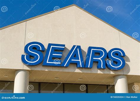 Sears Exterior Sign Editorial Photo 39726655
