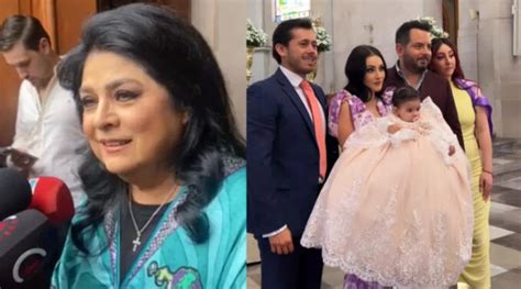 Victoria Ruffo Reacciona Con Humor Ante La Ausencia De Eugenio Derbez En El Bautizo De Su Nieta