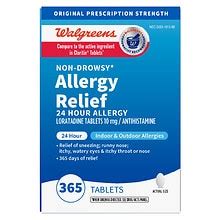 Walgreens Non Drowsey Hour Allergy Relief Loratadine Antihistamine Tablets Walgreens