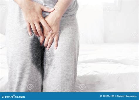 Incontinence Concept Man Wants To Pee And Is Holding His Bladder