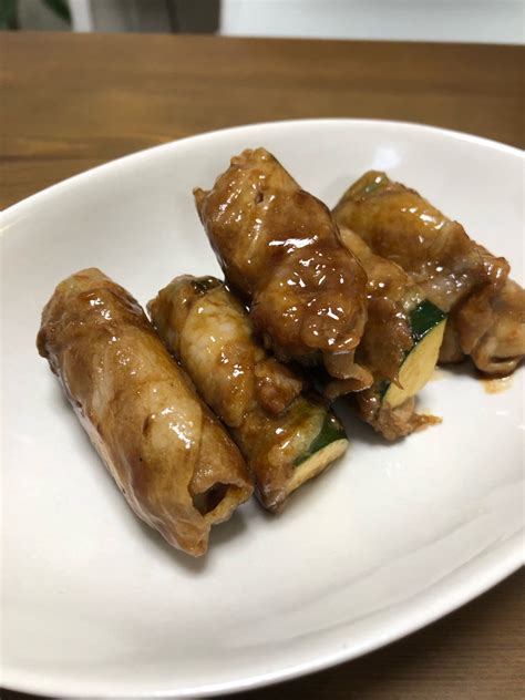 さっぱり！ズッキーニの豚肉巻き レシピ・作り方 By Niconicokujira 楽天レシピ