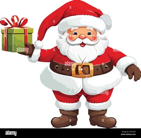 Christmas Santa Claus Vector Illustration Stock Vector Image And Art Alamy