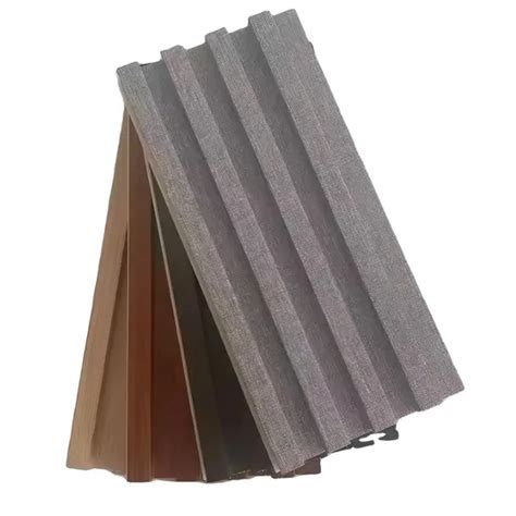 Interior Pvc 3d Fluted Cladding Indoor Wall Panel Wpc Cladding For Outdoor Decoration Wpc