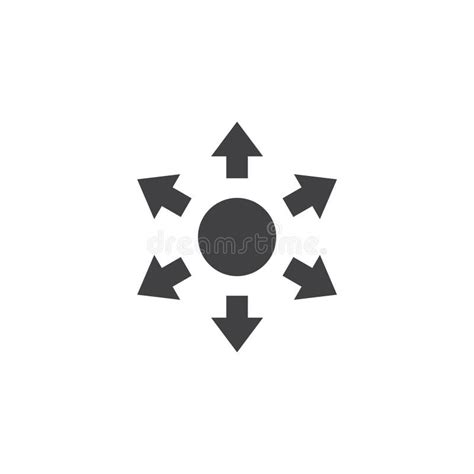 Expand Arrows Icon Set Maximize Screen Vector Symbol Scale Video Sign