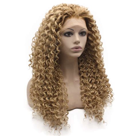 Loose Curly Synthetic Lace Front Blonde Wig Iwonawig