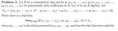 solved problem 3 let r be a commutative ring and let