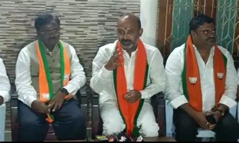 Mlas Poaching Case Cm Must Be Included As A Witness Says Bandi Sanjay