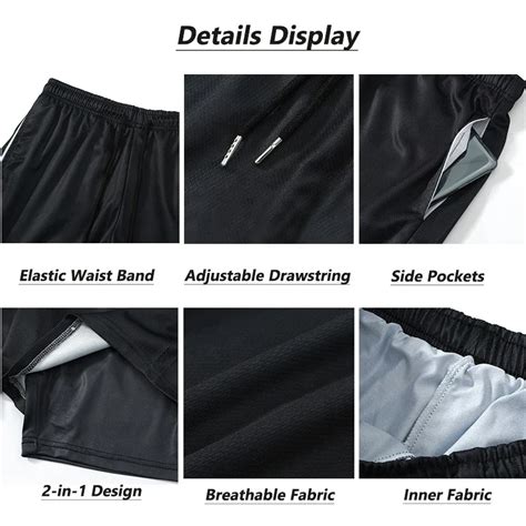Anime Gym Shorts Men Dragon Anime Ball Anime One Pieced 3d Print 2 In 1