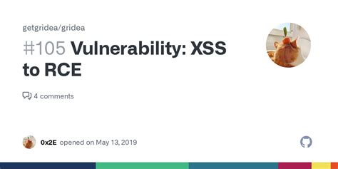 Vulnerability Xss To Rce · Issue 105 · Getgrideagridea · Github