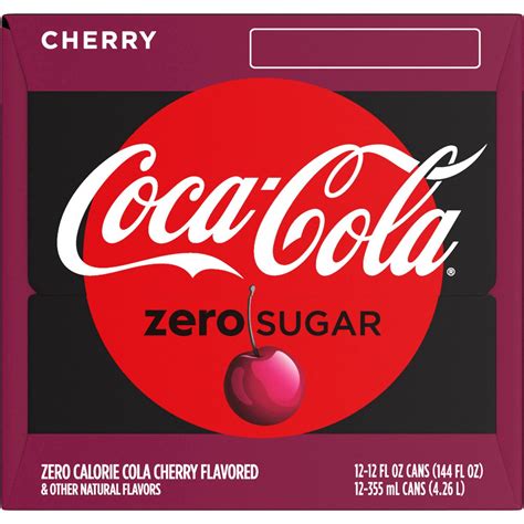 Coca Cola Zero Cherry Zero 12pk 12 Fl Oz Cans 12 Ct 12 Fl Oz Shipt
