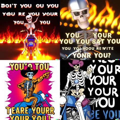 I Cranked On An Ai To Make Badass Motivational Pictures With Flaming