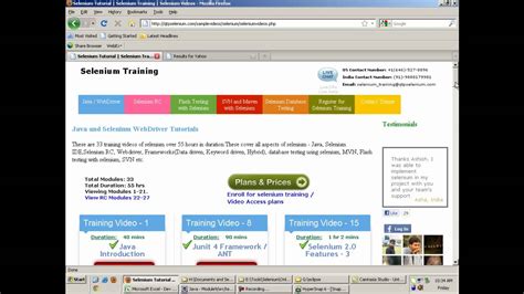 Part 2 Testng Selenium Tutorial Videos Selenium Rc Selenium Webdriver
