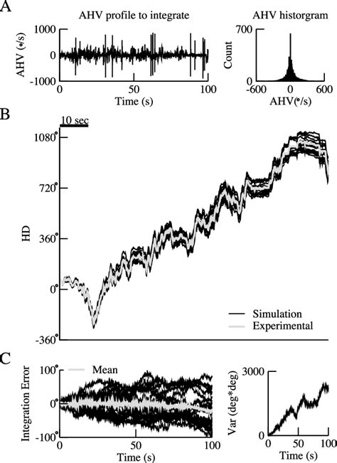Integration Of The Angular Head Velocity Profile Recorded From A Freely Download Scientific