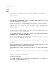 LAB 7 Docx Ahsan Ahmed ITN262 LAB 7 1 Describe At Least 3 Possible
