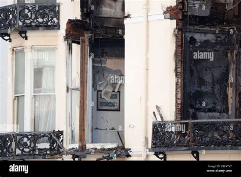 Brighton Uk 17th July 2023 A Picture Is All That Remains In A