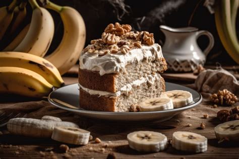 Банановый ПП торт простой и вкусный рецепт как приготовить пошагово