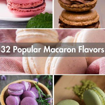 16 Popular Macaron Flavors Best French Macaron And Filling Recipes