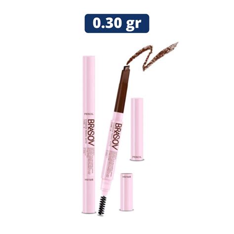 Jual BRASOV Pensil Alis Auto Type B Sikat Coklat 0 30 Gr Shopee