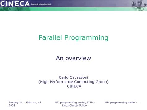 Ppt Parallel Programming Powerpoint Presentation Free Download Id