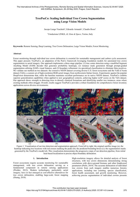 Pdf Treepseco Scaling Individual Tree Crown Segmentation Using Large