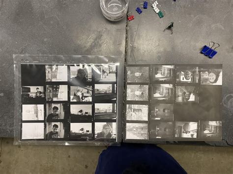 My Contact Sheets Have Been Coming Out More Gray Today Than Other Times Ive Done This Both