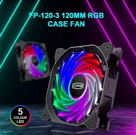 Cpe Fp 120 120mm 3pin Pc Case Fan 5in1 Kit Ebay