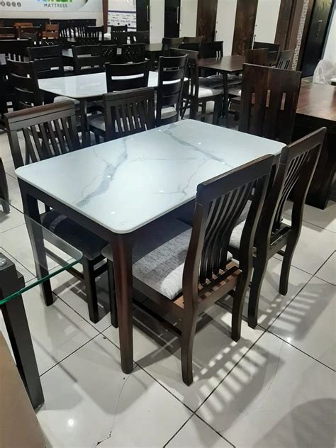 Rectangular Marble Top Dinning Table 4 Seater At Rs 25999 Set In