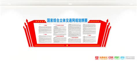 国家综合立体交通网规划纲要宣传类展板宣传展板模板设计模板汇图网