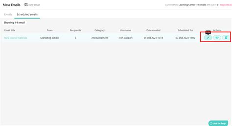how to mass email your users via learnworlds learnworlds help center