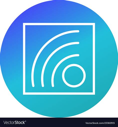 Rss Feed Icon Royalty Free Vector Image Vectorstock