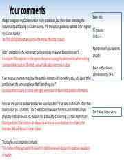 Lecture9 Pdf Exam Info I Forgot To Register My IClicker Number In