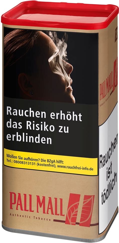 Pall Mall Authentic Red XXL Tabak Dose 75 G Online Kaufen