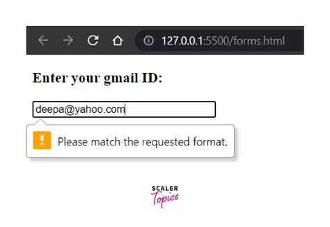 Html Forms Input Types Scaler Topics