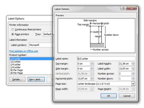 Microsoft Word 5366 Label Template Ask Ben Printing Shipping Labels