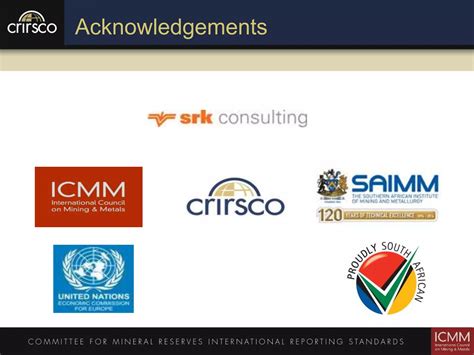 The Relationship Between The Crirsco Template 2013 And The United