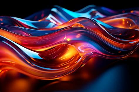 Premium Ai Image Abstract Color Dynamic Background