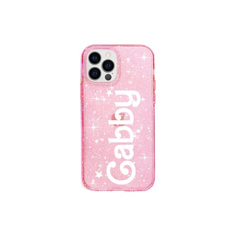 Pink Phone Case With Glitter Personalized For Iphone 15 Pro Iphone 15