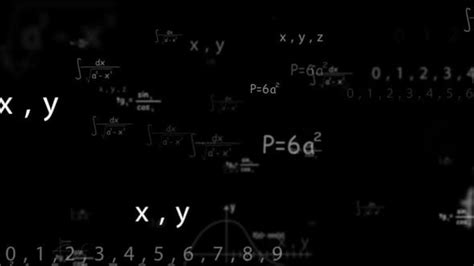 Math Equations Overlay Loop Overlays Motion Graphics Ft Algebra