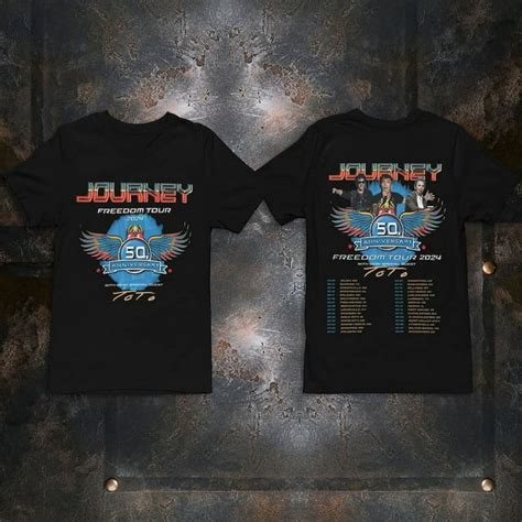Vintage Journey Freedom Tour Unisex T Shirt Journey With Toto 2024