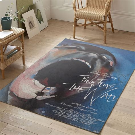 Pink Floyd The Wall 1982 Art Silk Dsotm Pink Floyd Rug Otherbrick