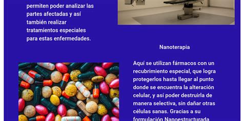 La Nanotecnología En Areas Medicas Infogram