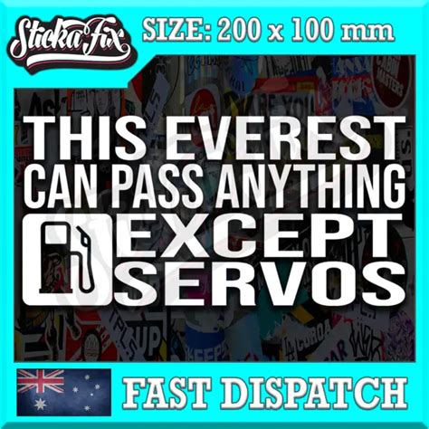 Everest 4x4 Car Vinyl Sticker Funny Decal 4wd Drift Van Truck Jdm Eur 5