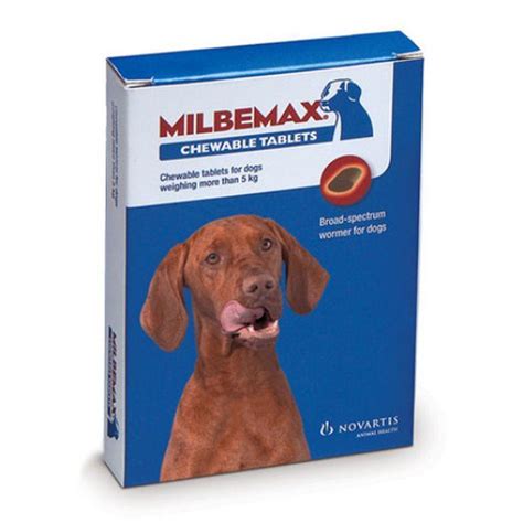Milbemax Dog Dewormer Chewable Tablets Large (Single) | Pet Plus