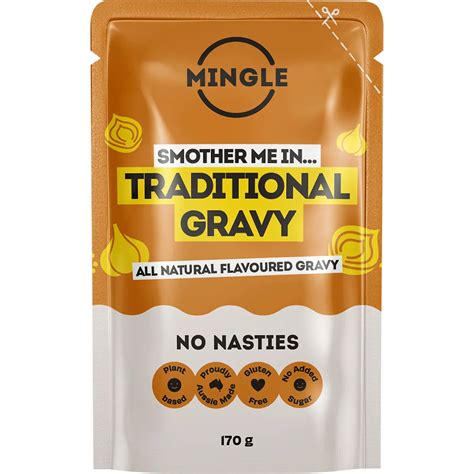 Mingle Traditional All Natural Flavoured Gravy 170g Grow Live Thrive